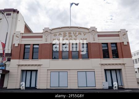 Cadbury chocolate factory Dunedin New Zealand Stock Photo - Alamy