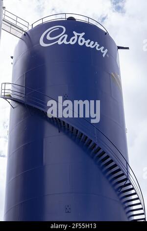 The Cadbury chocolate factory in Dunedin, New Zealand, Sunday, Aug. 27 ...