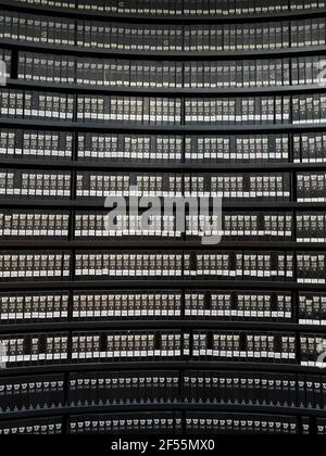 The Yad Vashem Book of Names of Holocaust Victims on display at opening ...