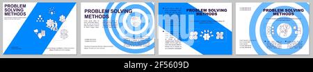 Problem solving method brochure template Stock Vector Image & Art - Alamy