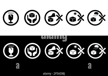 Fragile Sign Vector Stock Vector Image & Art - Alamy