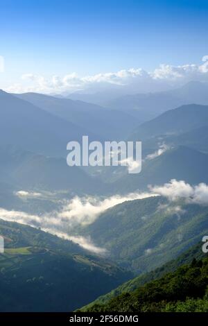 France, Pyrenees, Col d'Aspin pass, Arreau town Stock Photo - Alamy