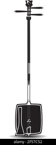 Vector illustration of japanese shamisen Stock Vector Image & Art - Alamy