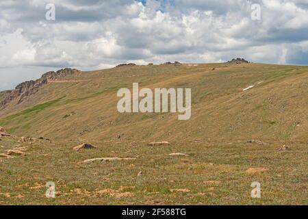 High Above the Treeline on Alpine Tundra in Rocky Mountain National ...