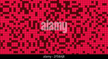 seamless pixel pattern mosaic. abstract background with squares can be ...