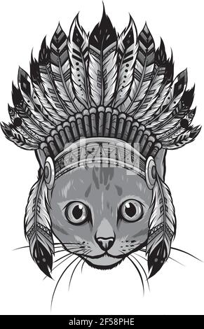 Hand Draw doodle Ethnic Indian Arrow. Vector Illustration of Tribal ...