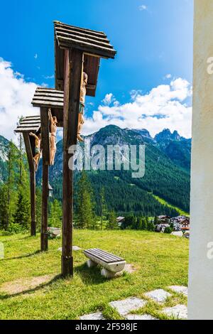 Summer glimpses along the paths of Sappada. Friuli. Dolomites Stock ...