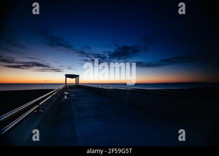 Marine Parade viewing platform in Napier, New Zealand Stock Photo - Alamy