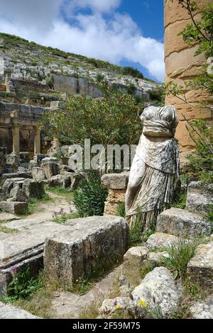 Temple of Apollo, Cyrene Greek / Roman ruins, Libya Stock Photo - Alamy
