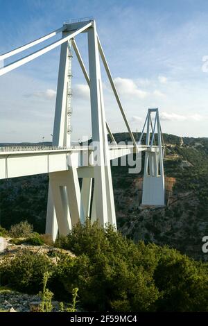 LIBYA, NEAR BENGHAZI, JABAL AL AKHDAR MOUNTAINS (GREEN MTNS), VALLEY OF ...