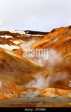 Hveradalir geothermal park Stock Photo - Alamy