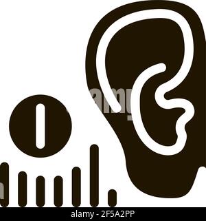 Hearing Protection Symbol Floor Sign Stock Vector Image & Art - Alamy