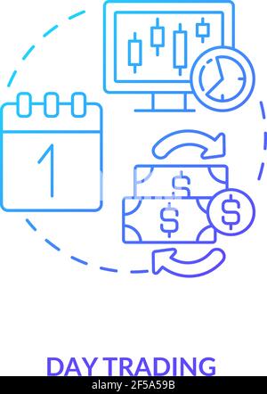 Day trading concept icon Stock Vector Image & Art - Alamy