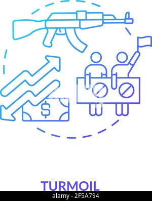 Turmoil concept icon Stock Vector Image & Art - Alamy