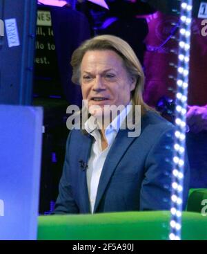 Eddie Izzard and Alex Scott with Alex jones were at the one show ...