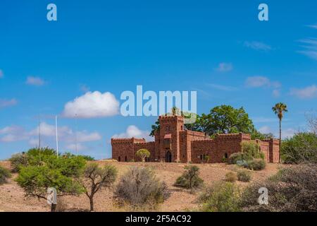 Castle Duwisib German Historic Architecture In Namibia Stock Photo - Alamy