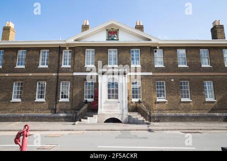 Admiral's Office The Historic Dockyard Chatham Medway Kent Stock Photo ...
