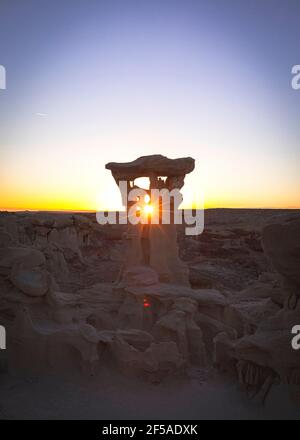 Alien Throne at the Valley of Dreams, USA, New Mexico, Valley of Dreams ...