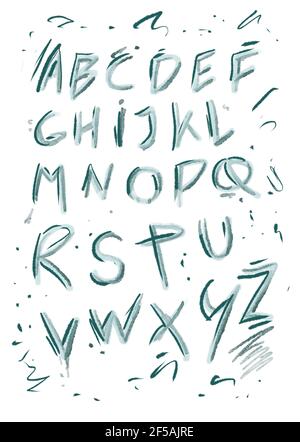 Italic bold font alphabet with modern sharp angles. Dynamic letters for ...