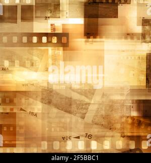 Overlapping film negative frames background Stock Photo - Alamy
