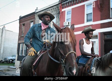 CONCRETE COWBOY, from left: Caleb McLaughlin, Jharrel Jerome, 2020. ph ...