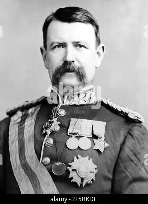 Sir Charles Warren, Victorian period Stock Photo - Alamy