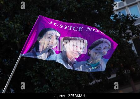 Sit-in at Piazza Indipendenza in Rome organized by Non Una Di Meno ...