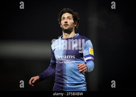 Wycombe Wanderers' Joe Jacobson during the Sky Bet Championship match ...