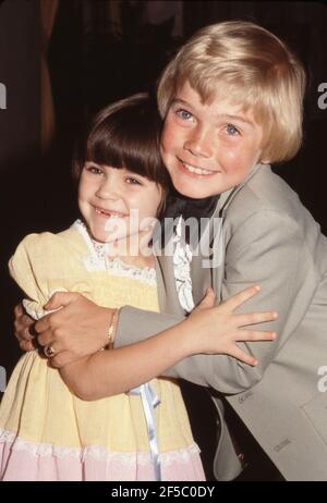 Ricky Schroder and Sara Stimson 1980 Credit: Ralph Dominguez/MediaPunch ...