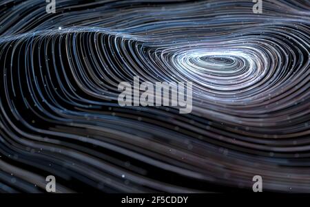 Creative Outerspace Universe Concept colorful Light Grey Banner ...