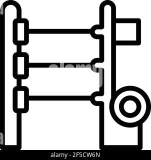loom machine icon, linear design Stock Vector Image & Art - Alamy