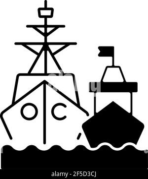 Naval fleet linear icon Stock Vector Image & Art - Alamy