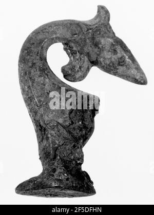 Terminal in the Shape of a Dolphin. Unknown Stock Photo - Alamy