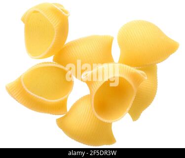 Pasta Pipe Rigate isolated on white background Stock Photo - Alamy