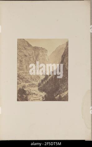 Gondo Gorge. Sir John Joscelyn Coghill, photographer (Irish, 1826 ...