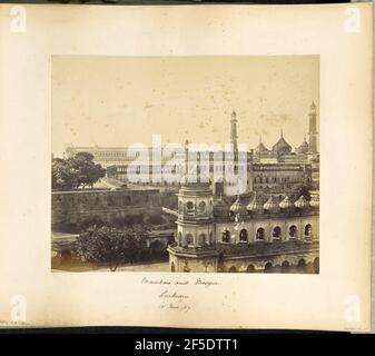 The Asafi Masjid in the Bara Imambara Complex, Lucknow in the 1860s ...