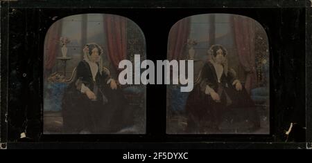 Portrait of Mrs. Charlotte Chester Woodroffe; Antoine Claudet, French ...