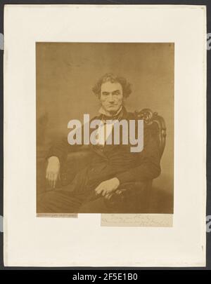 This 19th-century portrait of Rufus Choate, an American lawyer and ...