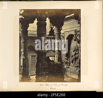 View Of The Gyan Bapee Well Benares by James Prinsep 1834 Stock Photo ...