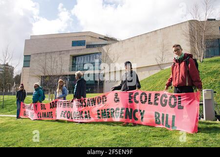 Bangor University, (Part of Pontio), Gwynedd, North Wales. Pictured in ...