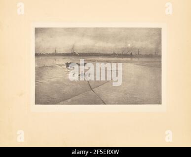 The Last of the Ebb - Great Yarmouth From Breydon. Thomas F. Goodall ...