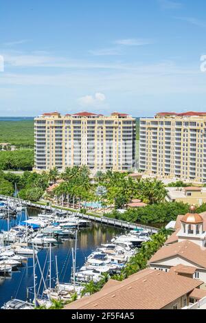 Florida Cape Coral Marina Village Tarpon Point Marina condominium high ...