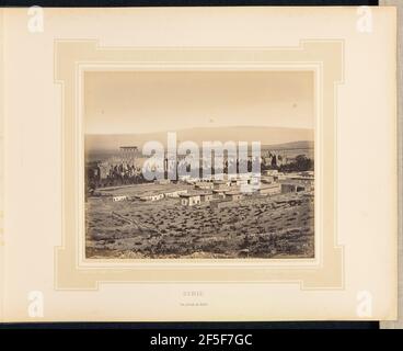 Syrie, Syria, Vue générale de Balbek, Félix Bonfils (French, 1831 ...