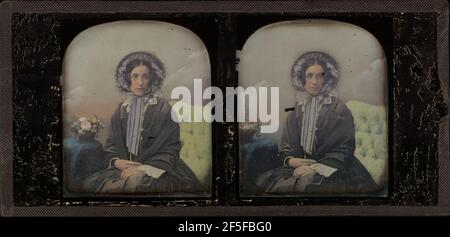 Portrait of a young woman; Antoine Claudet, French, 1797 - 1867, 1852 ...