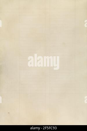 Blank Ruled Page. Unknown Stock Photo - Alamy