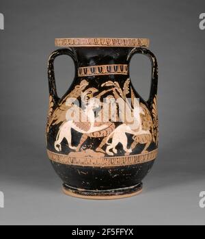 Attic Red-Figure Pelike, Kerch Style, about 360 BC. Storage Jar with ...