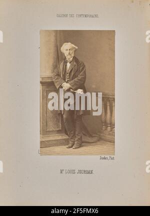 Monsieur Louis Jourdan, André Adolphe-Eugène Disdéri (French, 1819 ...
