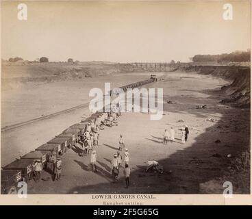 Lower Ganges Canal, Ramghat cutting; possibly G.W. Woodcroft, British ...