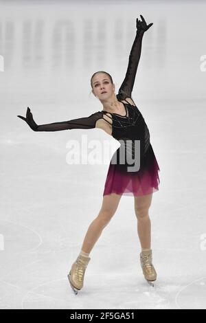 Alexandra TRUSOVA FSR, during Ladies Free Program at the ISU World ...