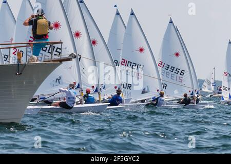 Starting Line at the ILCA Laser Radial Youth World Championships 2019 ...